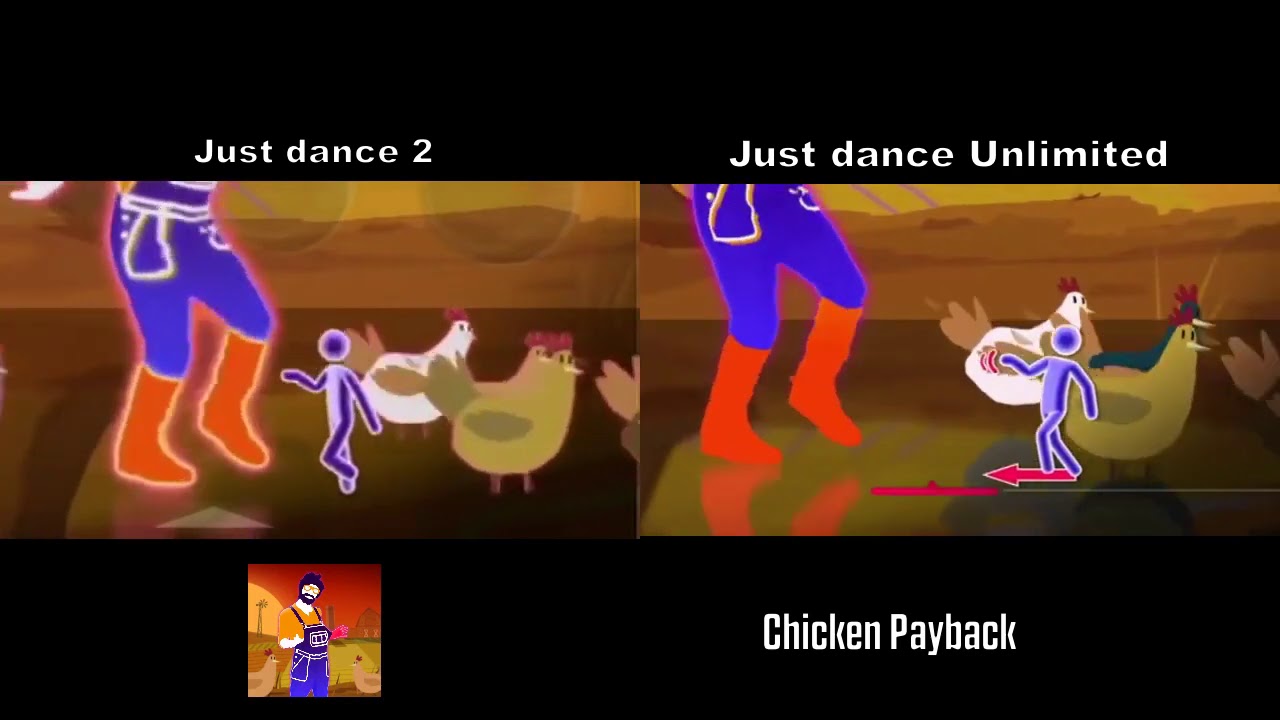 Just Dance - Pictograms Comparison - Chicken Payback - YouTube