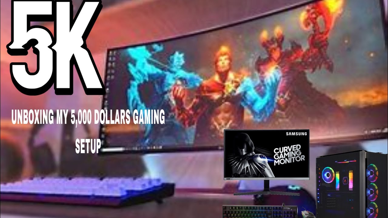 Unboxing my gaming setup must watch - YouTube