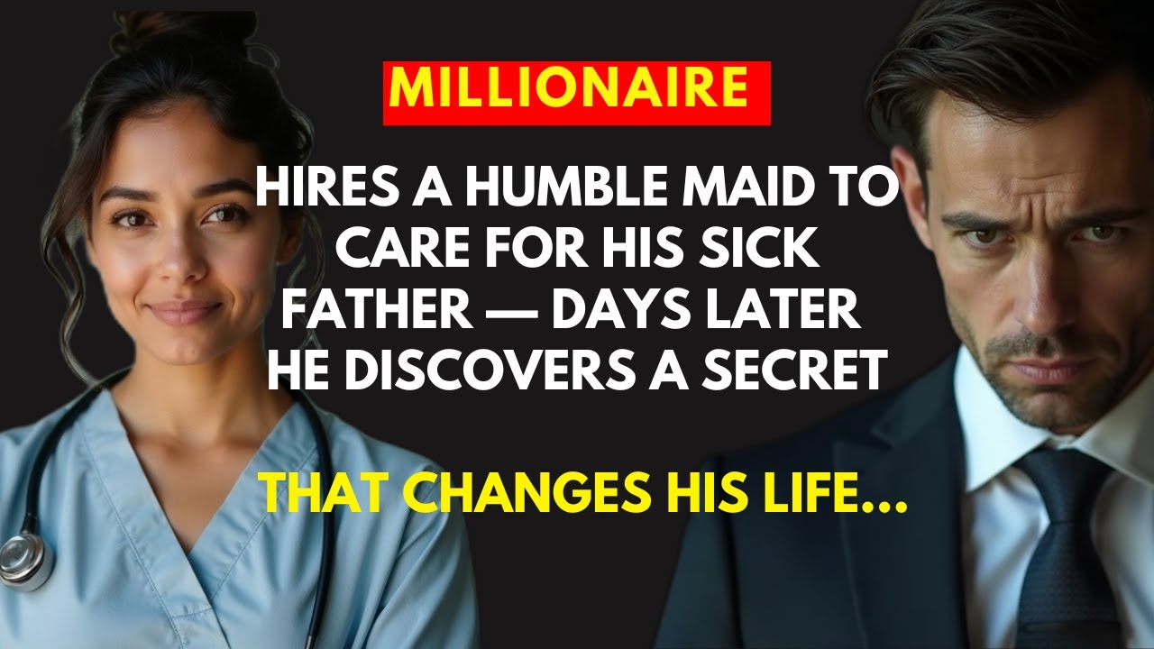 Millionaire hires a humble maid to care for his sick father — days ...