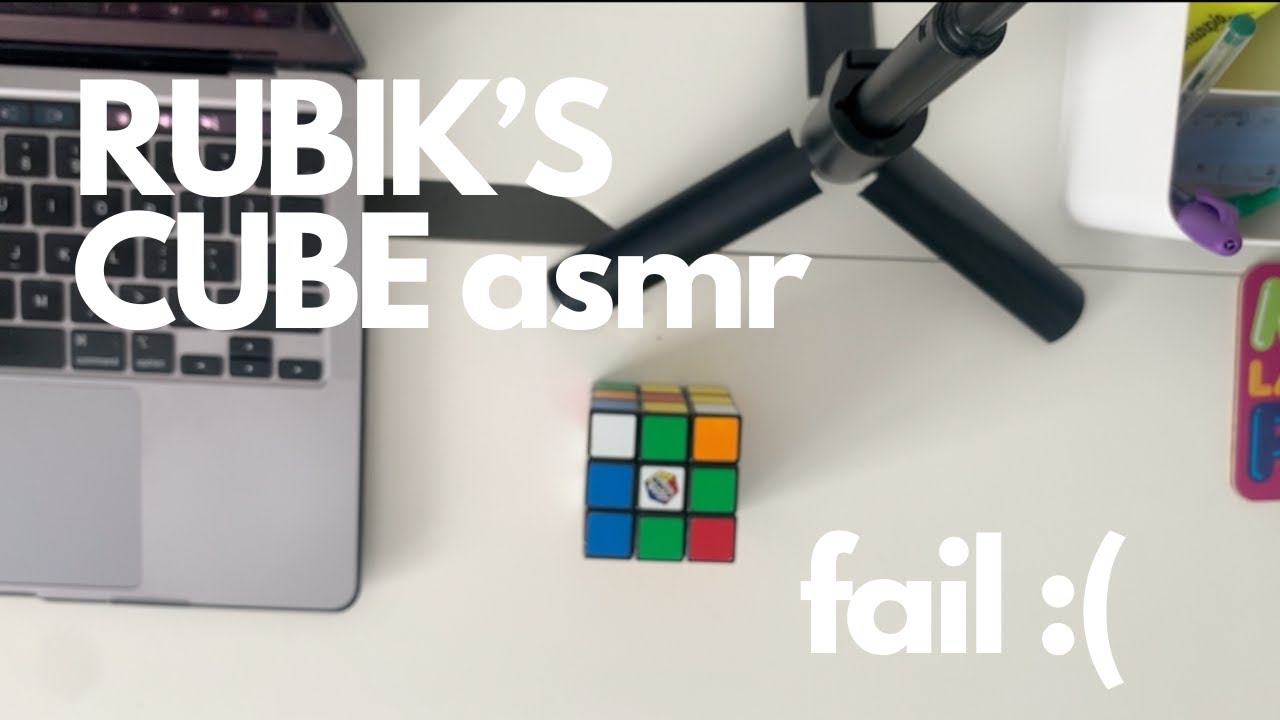 ASMR| Solving a Rubik's Cube (ish)| (male asmr soft spoken and whispered) - YouTube