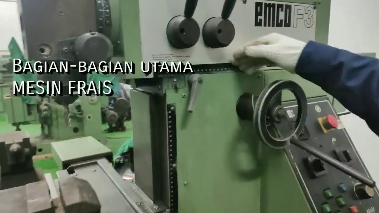 Milling / Frais Process - Komponen Mesin Frais - YouTube