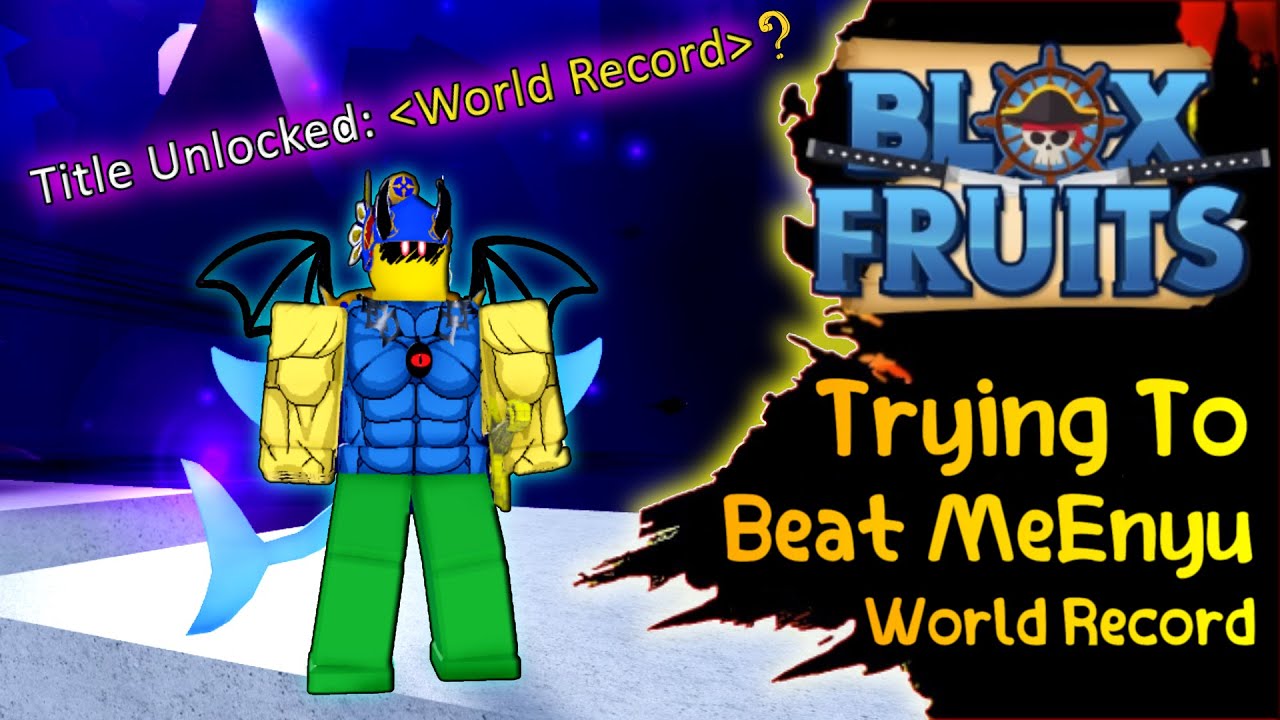 Trying To Beat @MeEnyu World Record (Fail?) in Roblox Blox Fruit - YouTube