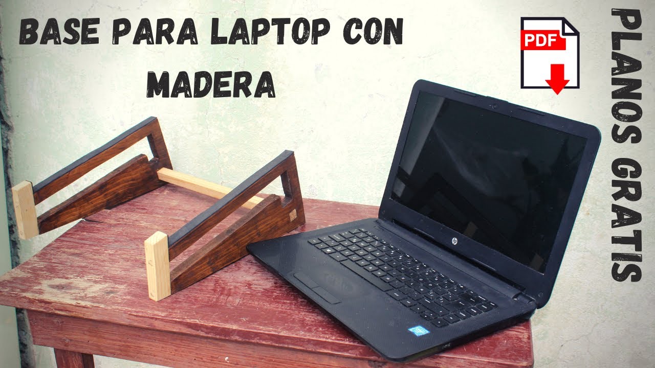 Como hacer base para LAPTOP o TABLET / How to make a base for LAPTOP or ...