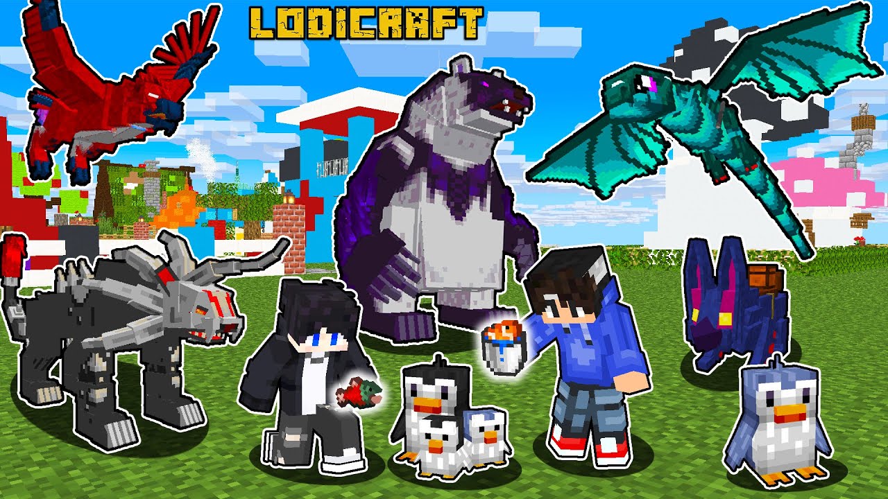 Adopting ALL Weird ANIMALS in Minecraft - YouTube