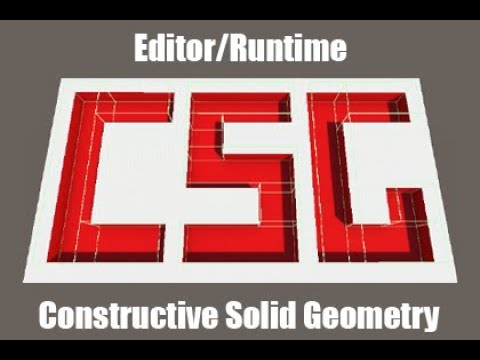 Unity Editor/Runtime CSG Asset Showcase - YouTube