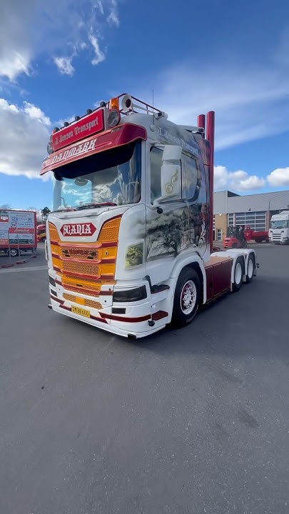 J. Jensen Transport, Scania Next Generation V8, Truckspotting - YouTube