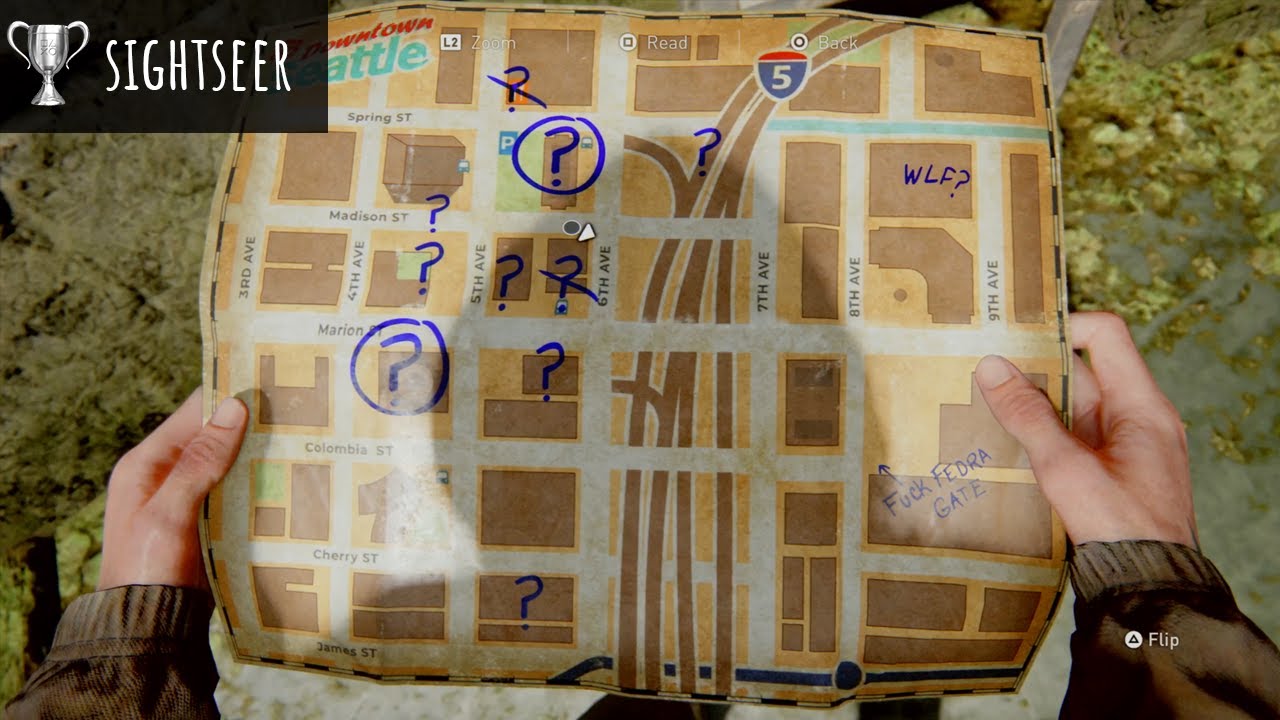 The Last of Us 2 – All Locations Seattle Downtown (Sightseer trophy ...