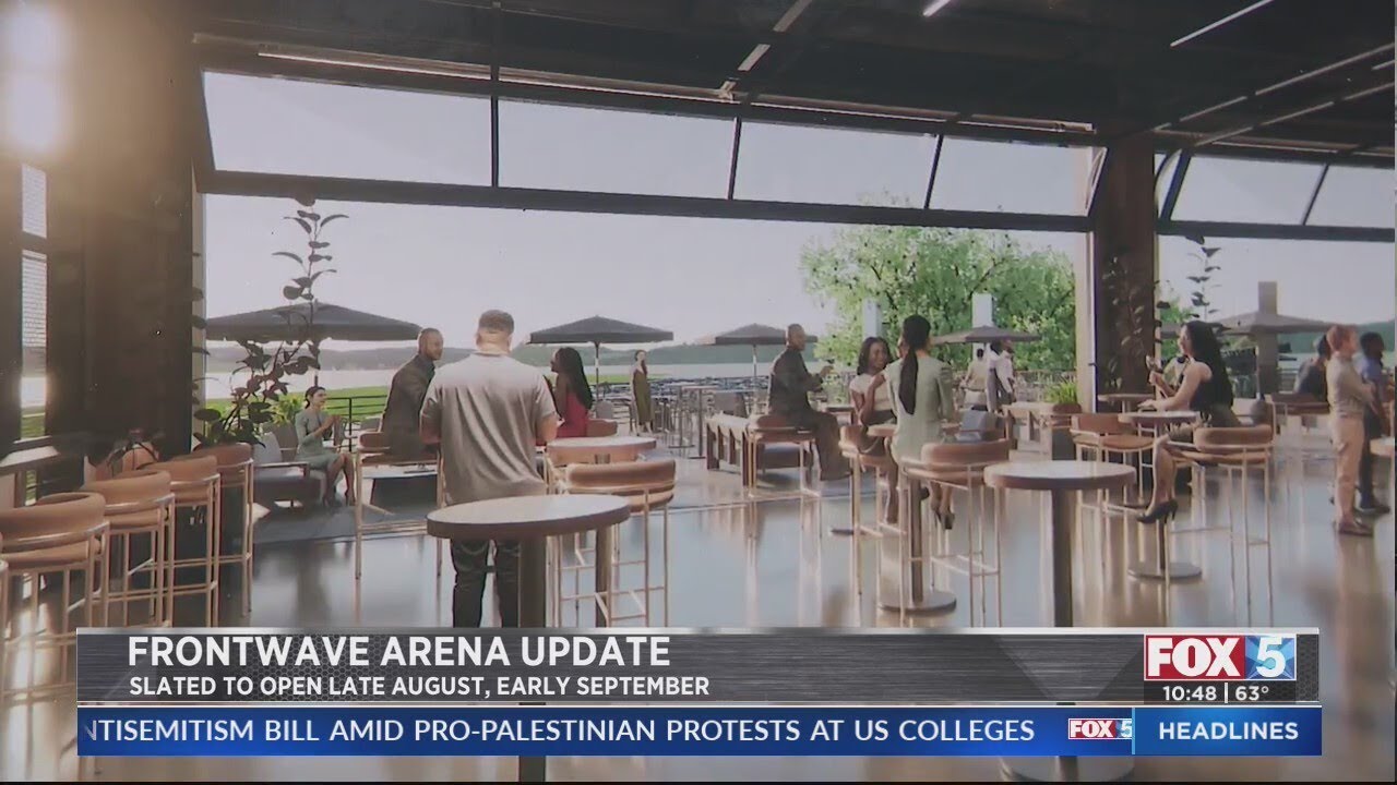 North County’s Frontwave Arena eyes September finish line - YouTube