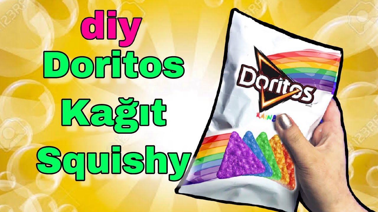 Dev Unicorn Doritos Kağıt Squishy Nasıl Yapılır Kendin Yap Oyuncak - YouTube