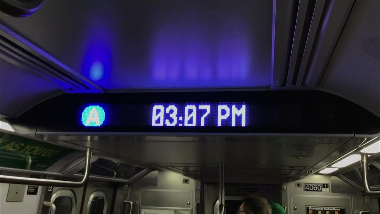MTA NYCT Subways: IND R211A (A) Train ride from 59th Street - Columbus Circle To 125th Street ...