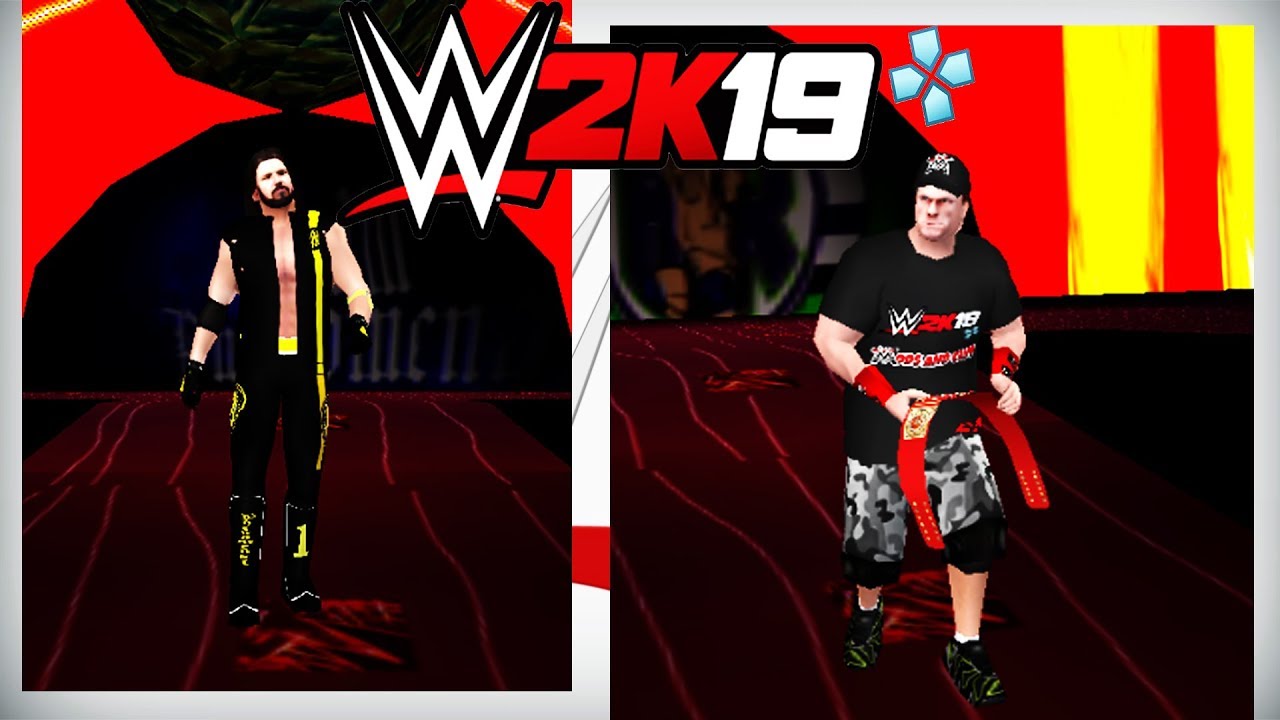 WWE 2K19 PSP GamernafZ and Finn v1.49/New textures hd v2.0 - YouTube