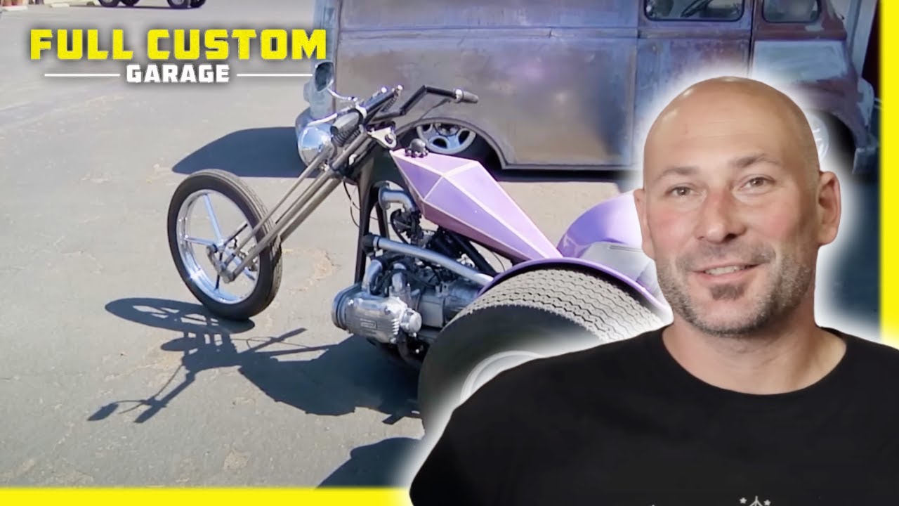 Ian Roussel’s Goldwing Chopper Build! | Full Custom Garage - YouTube
