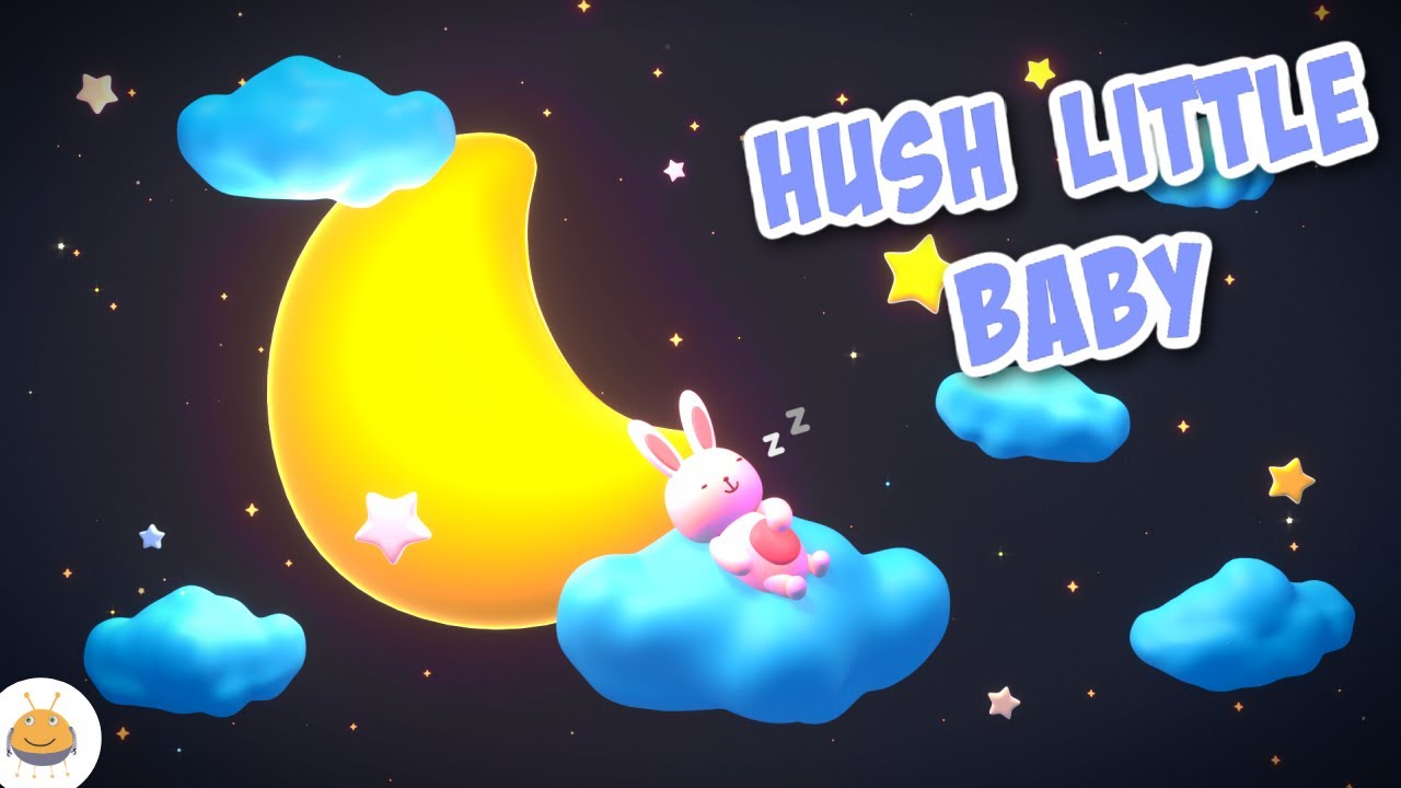 HUSH LITTLE BABY (WITH WORDS) - Bedtime songs for babies to fall asleep ...