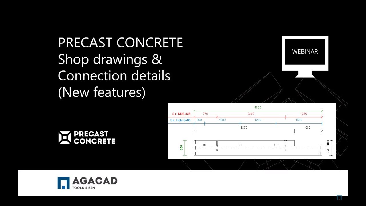 Precast Concrete: Shop Drawings & Connection Details in Revit - YouTube
