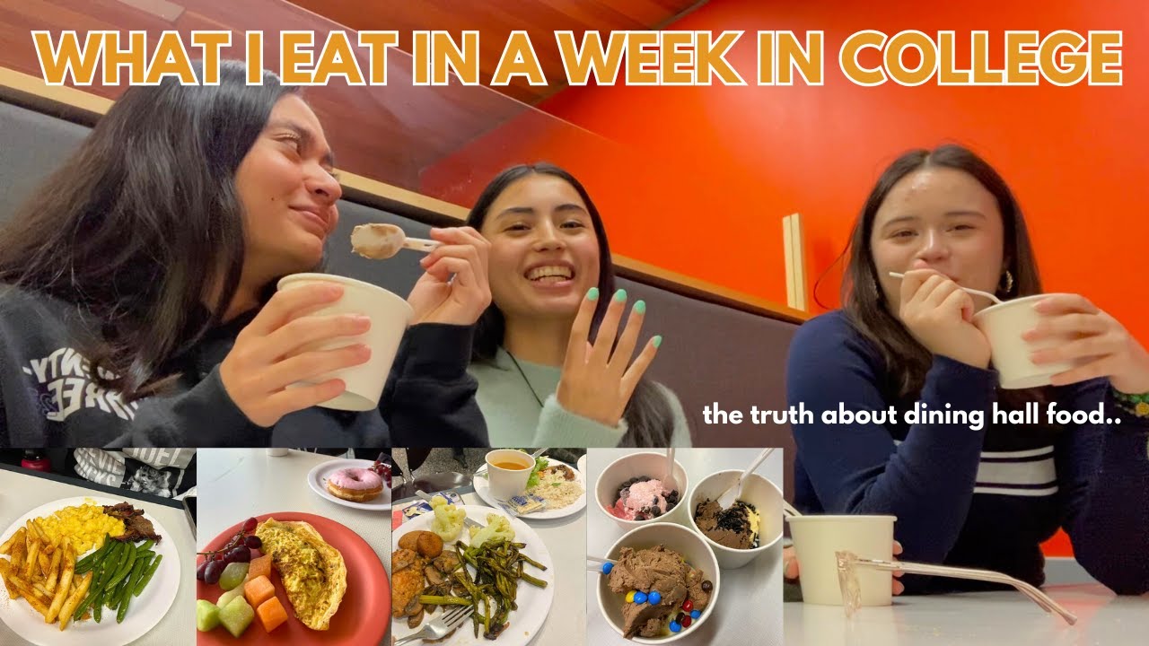 WHAT I EAT IN A WEEK IN COLLEGE | Syracuse University Sadler Dining ...