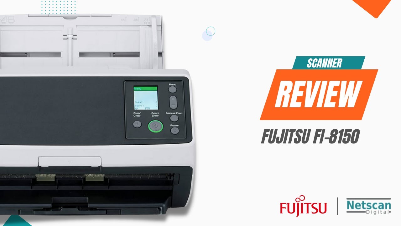 REVIEW SCANNER FUJITSU FI 8150 | NETSCAN DIGITAL - YouTube