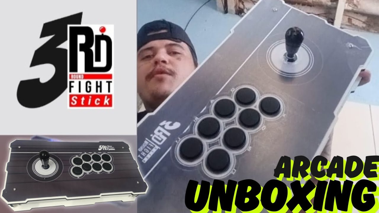 UNBOXING ARCADE 3RD ROUND - ABRINDO ARCADE NOVO DA 3RD ROUND 0KM - YouTube