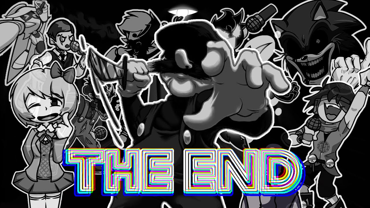 The End but Everyone Sings It 💥 (FNF Mario Madness BETADCIU) The End ...