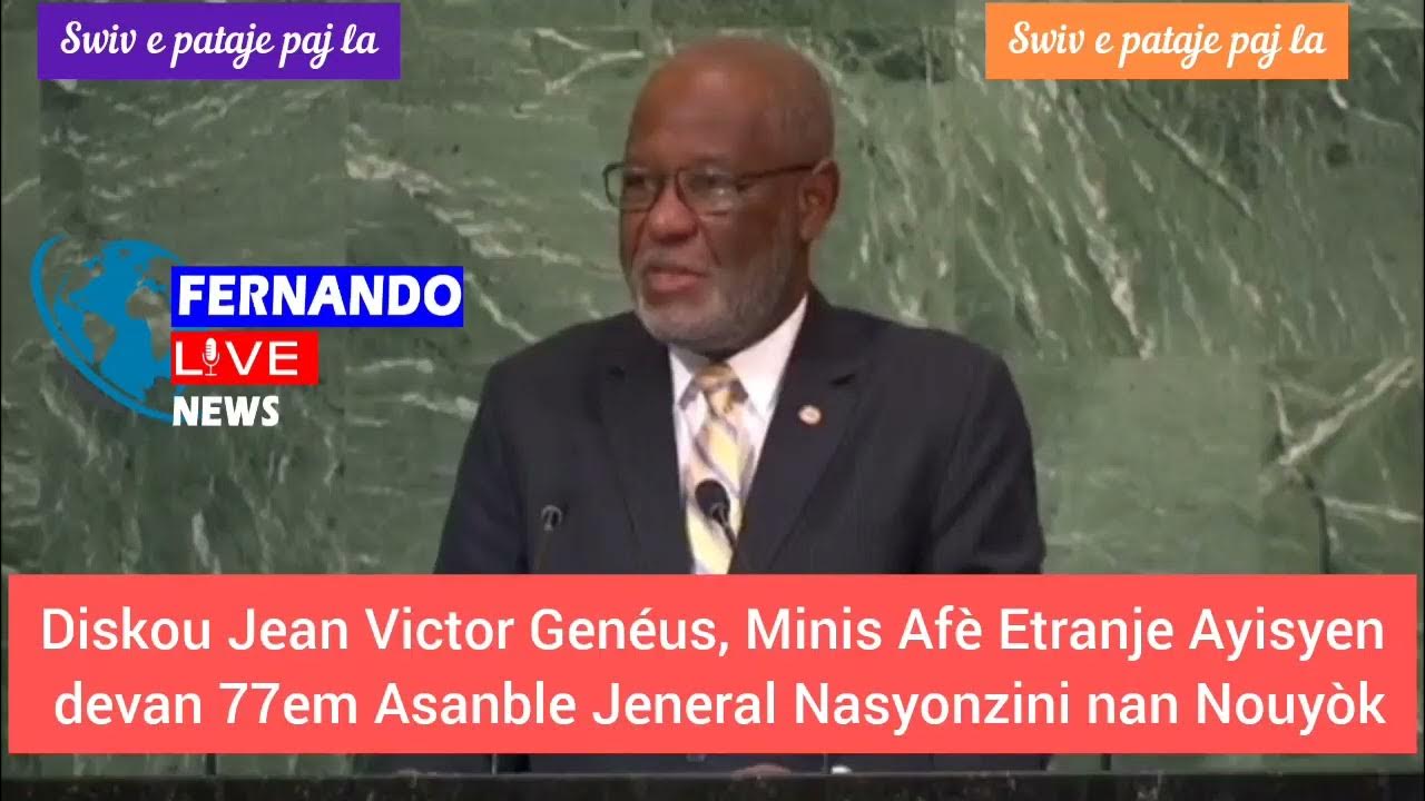 Diskou PM Ariel Henry nan ONU li pat ale se yon moun ki lil pou li, kòb Perdiem jou sa te nan ...