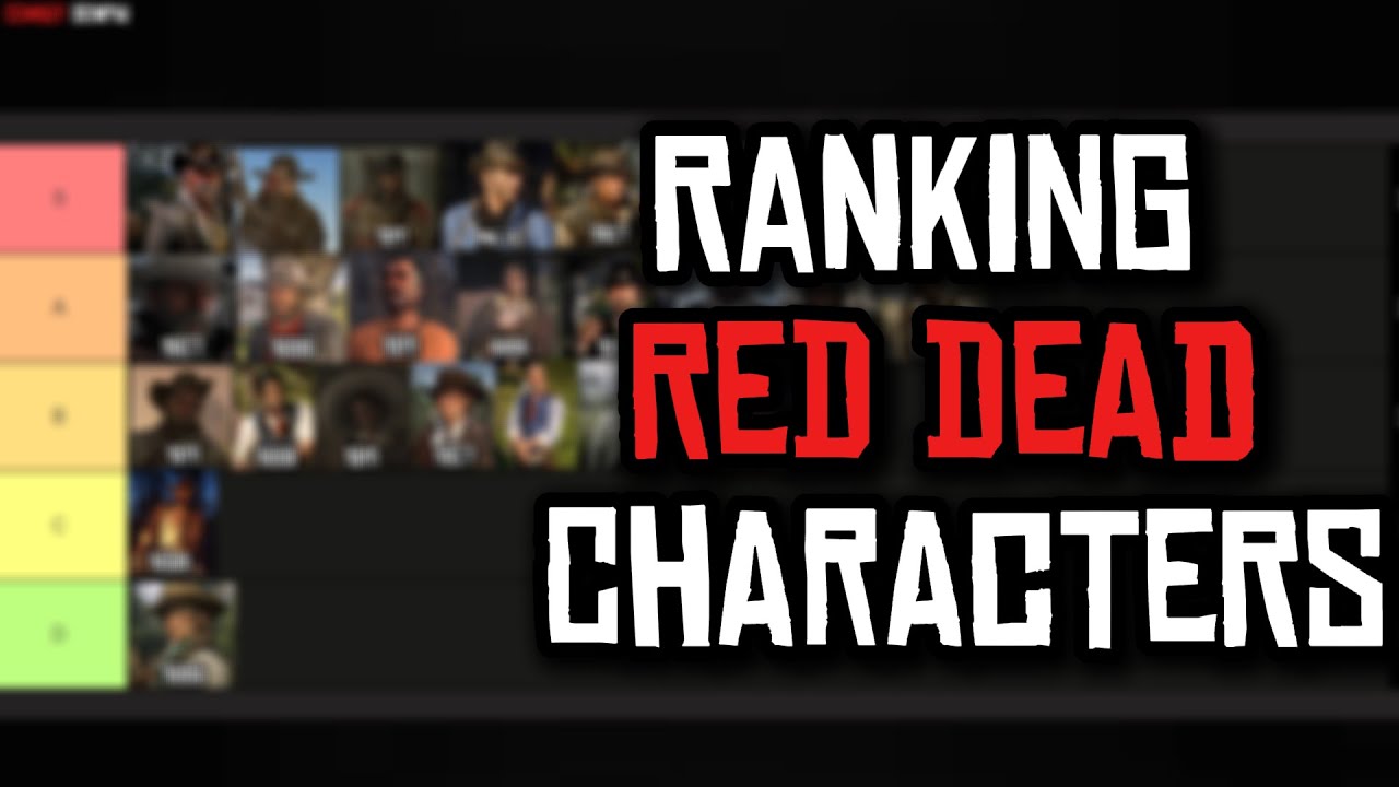 Ranking Red Dead Characters - YouTube