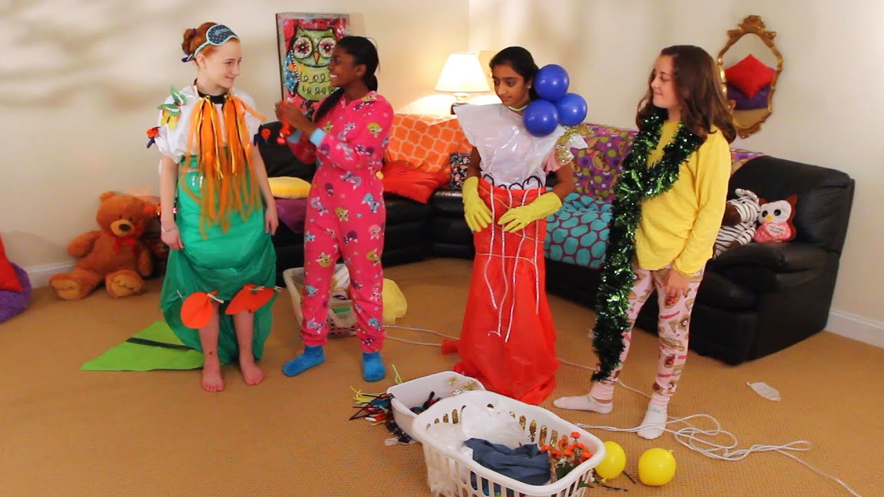 Whatever After Ballgown Showdown Sleepover Challenge - YouTube
