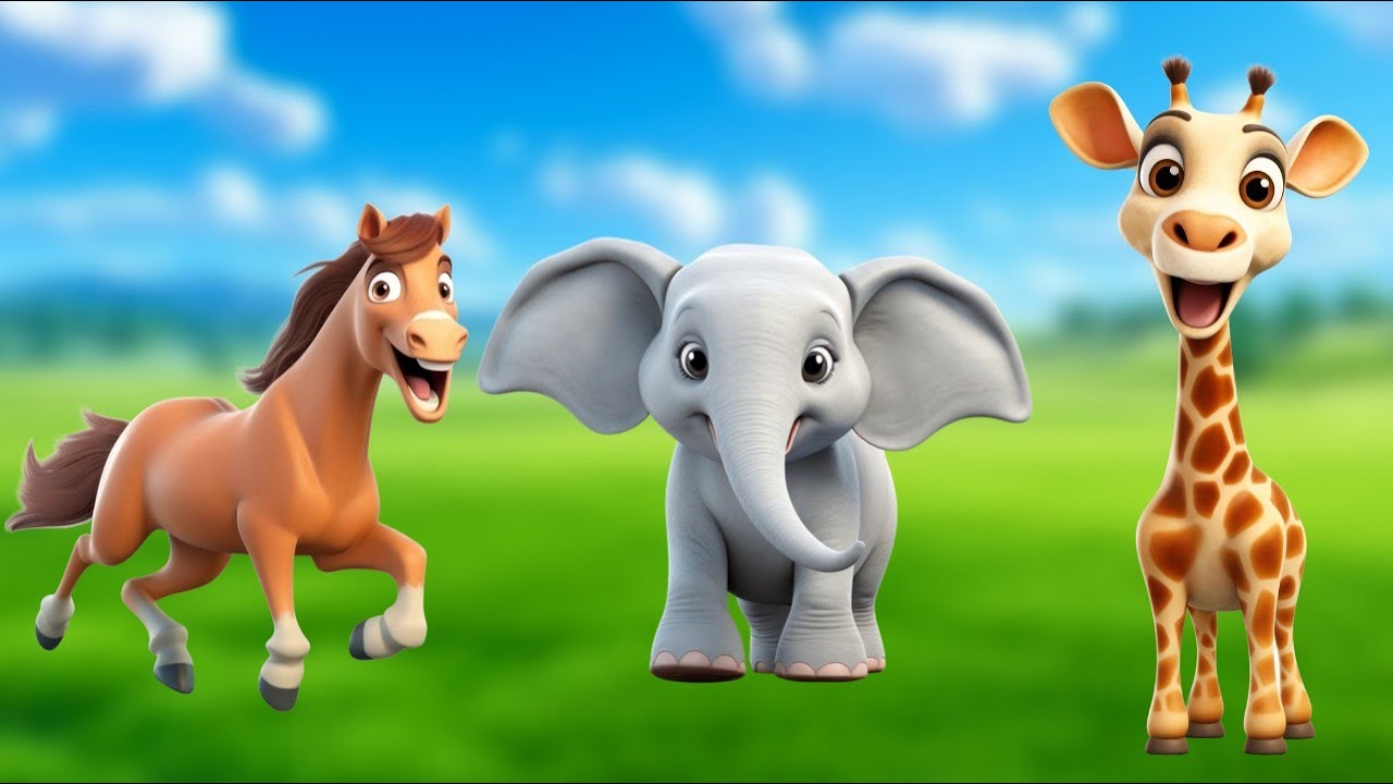 Funniest Cute Animal Videos : Elephant, Lion, Emu, Giraffe, Ducklings ...