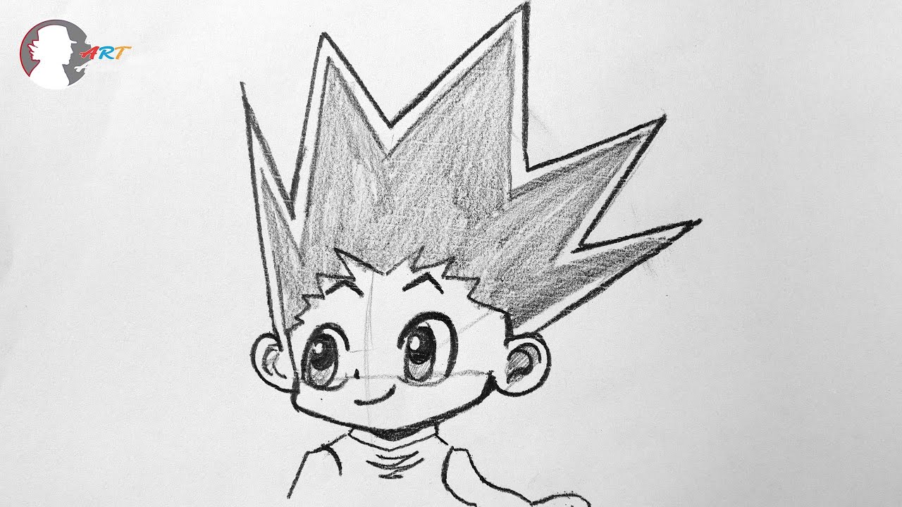 How to Draw Gon Freecss Cute - YouTube