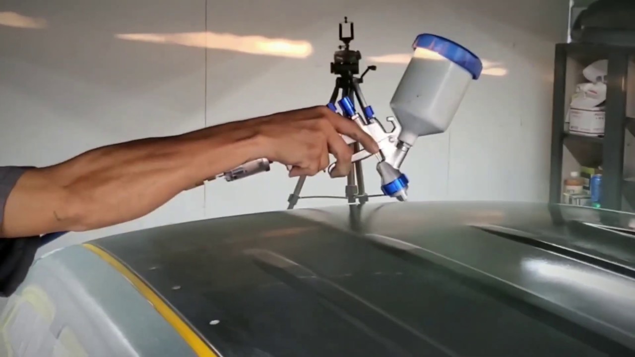 Let's Spray! eBay Paint "Jade Green" on a Ford Escape [ Rooftop ] - YouTube