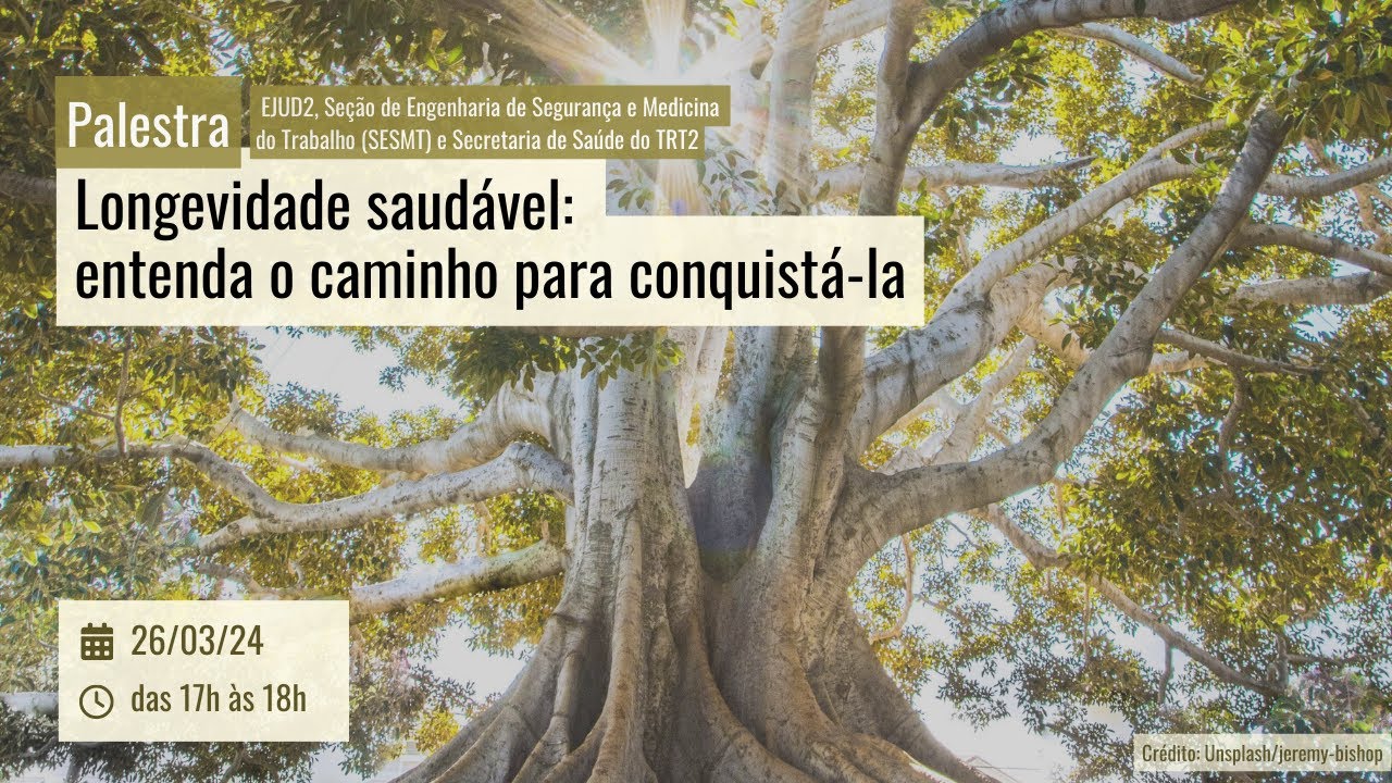 Palestra: Longevidade saudável: entenda o caminho para conquistá-la - YouTube