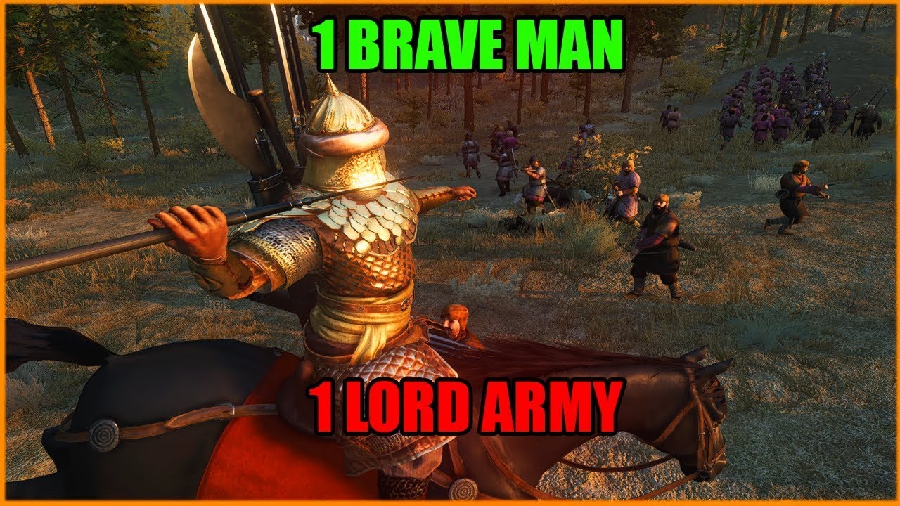 1 MAN ARMY VS 1 BIG ARMY EPIC BATTLE - Mount & Blade II Bannerlord 1 ...