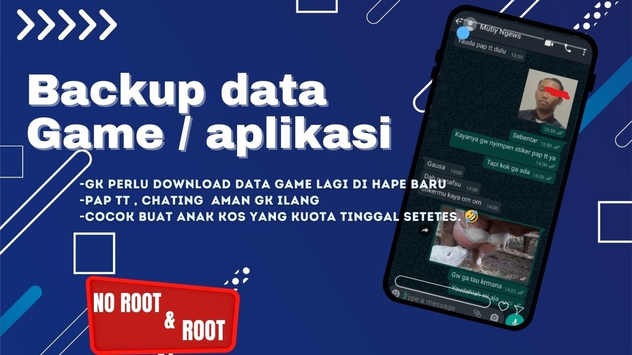cara backup data game tanpa perlu download file data lagi tanpa root ...