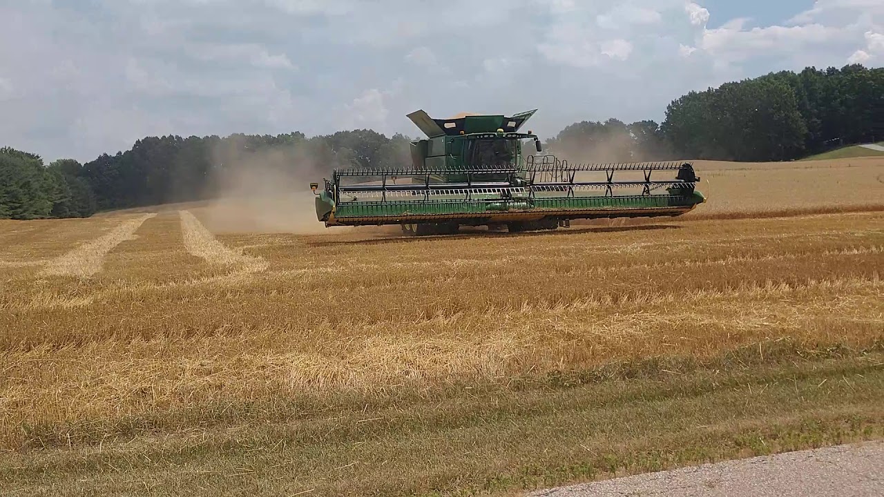2020 Indiana wheat crop - YouTube