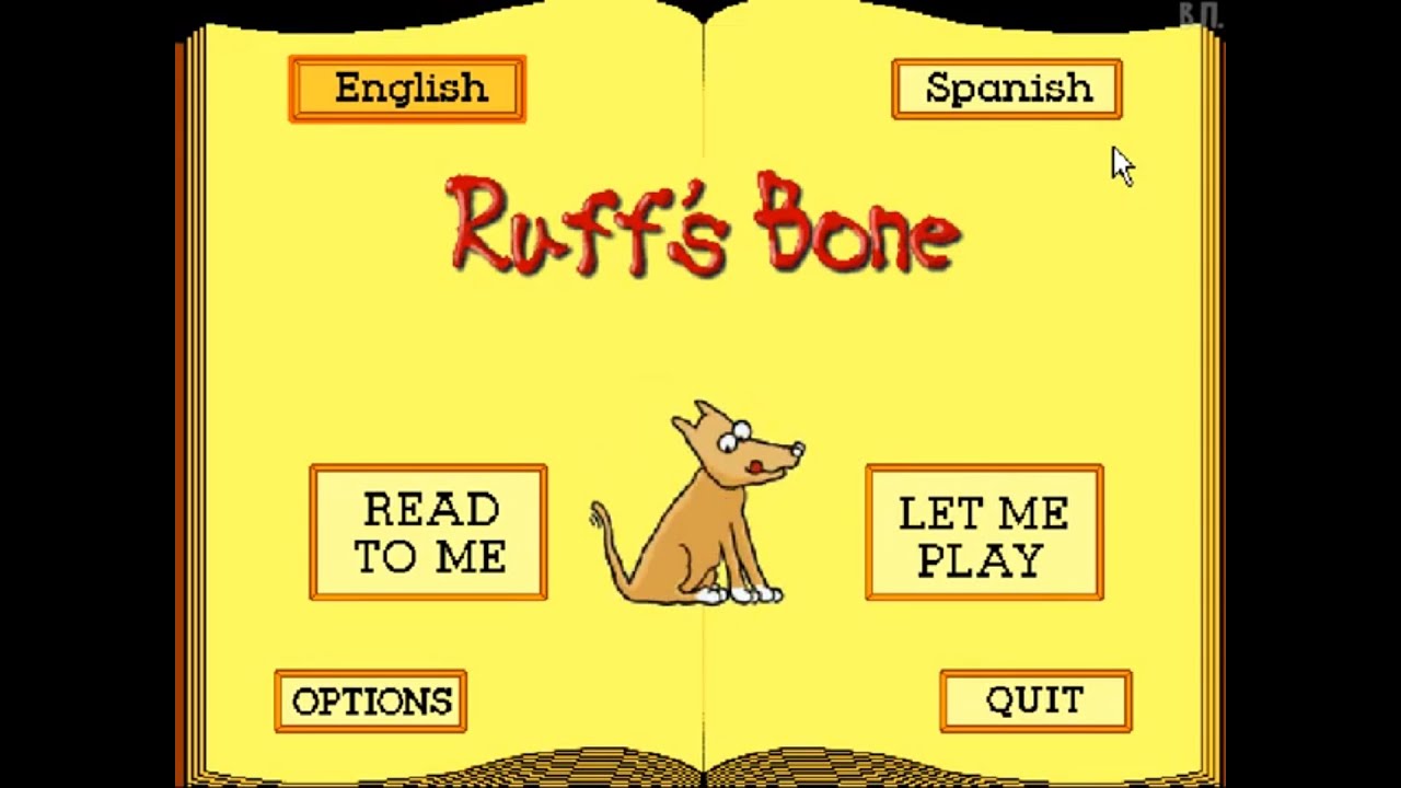 Living Books - Ruff's Bone (1994) [PC, Windows] "Read to Me" Mode - YouTube