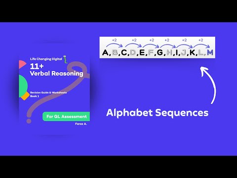 11+ Verbal Reasoning: Alphabet Sequences - YouTube