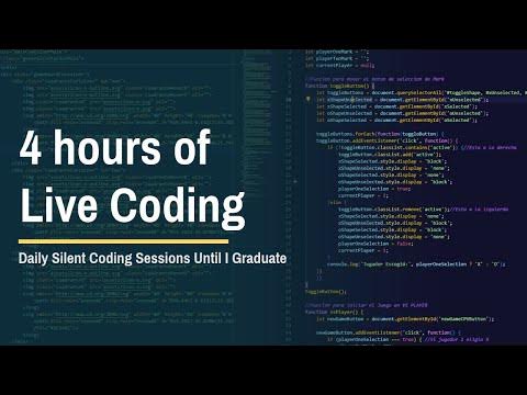 Day 67: 4 Hours of Live Coding Marathon | Daily Silent Coding Sessions Until I Graduate - YouTube