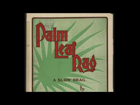 Foot-pumping a rare 1910s Scott Joplin piano roll Palm Leaf Rag - YouTube