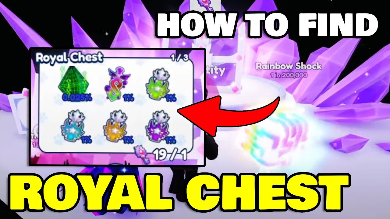 How To FIND The ROYAL CHEST EASY In BUBBLE GUM SIMULATOR INFINITY ...