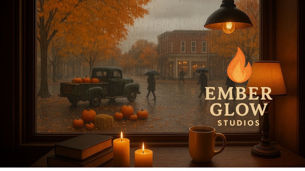 Fall Ambience | Relaxing Ambience for Work, Reading, or Rest | Rain ...