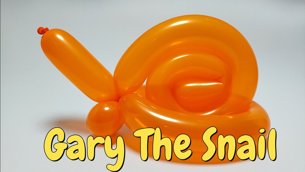 How to make Gary the snail balloon. How to make balloon animals ...