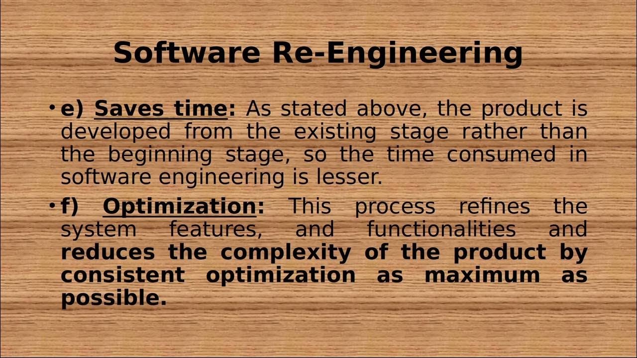 Software Re engineering in English - YouTube