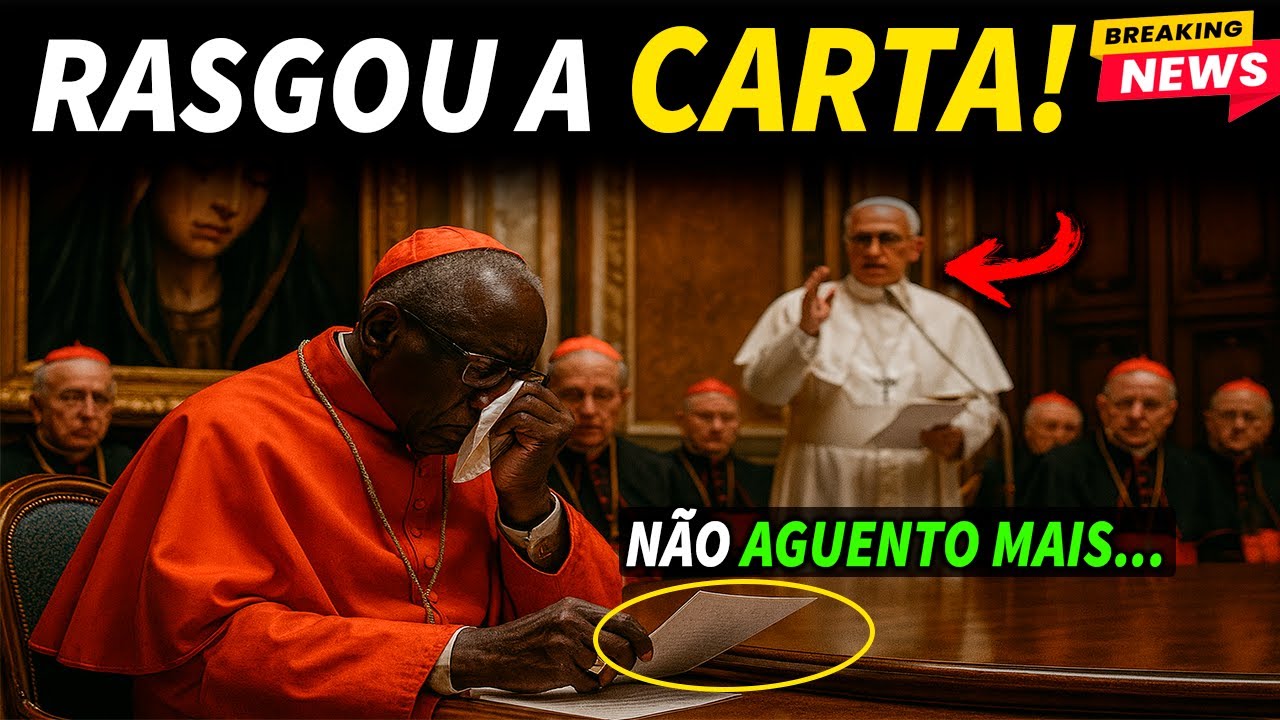 O Cardeal Sarah RENUNCIOU em Lágrimas aos 80 anos... Mas o que Papa ...