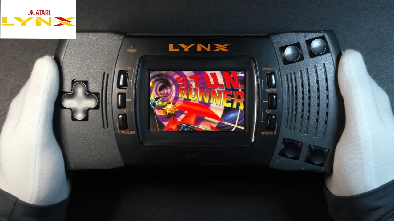 S.T.U.N. Runner Atari Lynx 2 Handheld Gameplay - YouTube