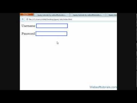 jquery tutorials in hindi / urdu - 18 - jquery form field selector ...