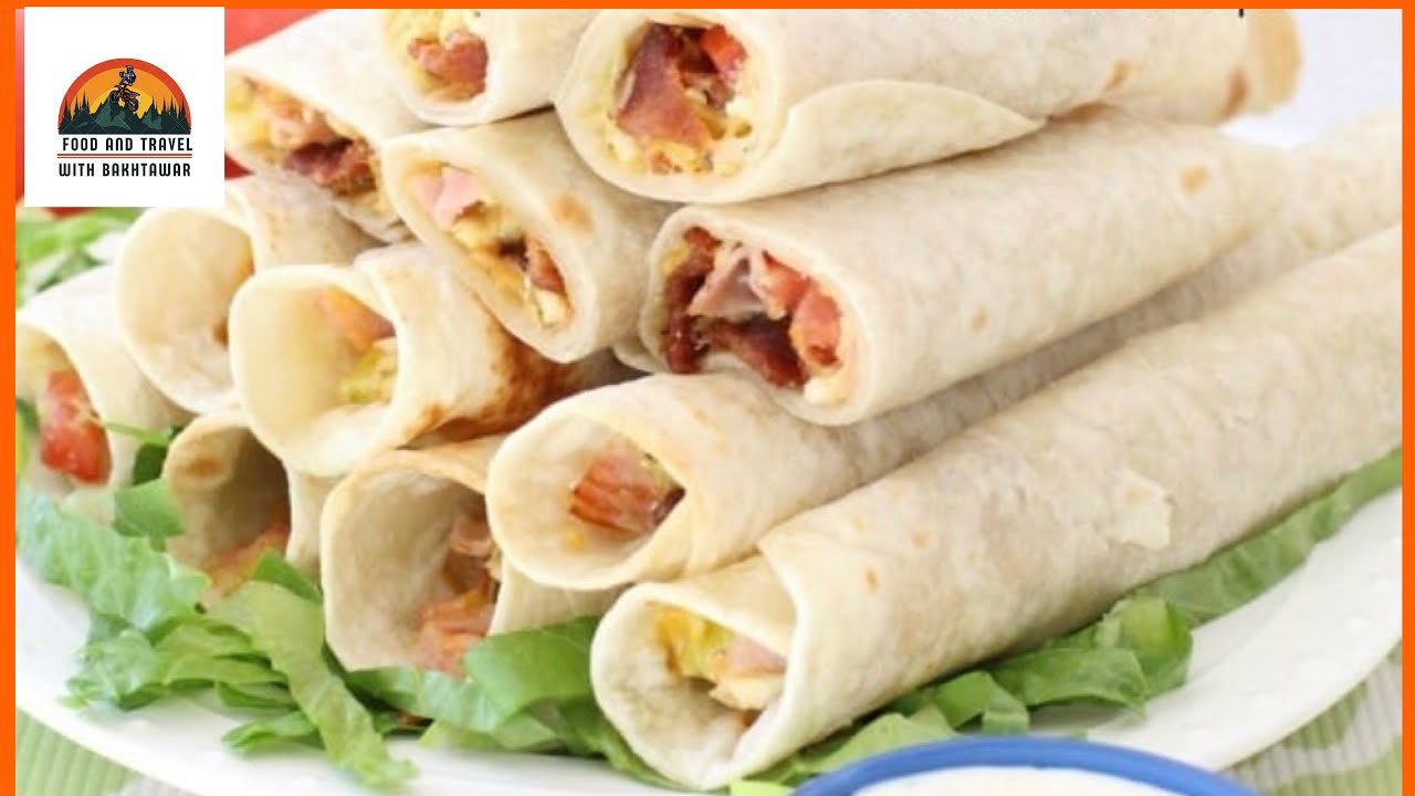 Chicken Wrap Recipe with Most Wanted Sauce- Easy & Delicious - YouTube