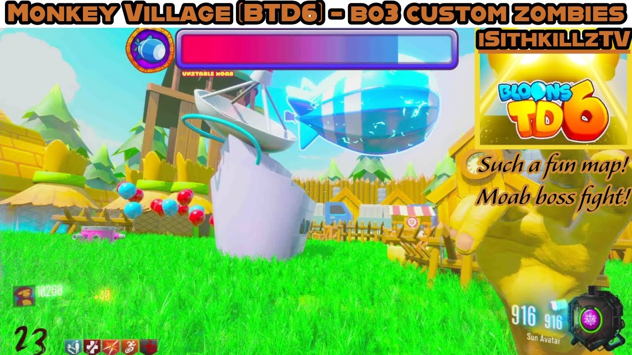 Monkey Village (BTD6) Bo3 custom zombies - Full easter egg & newly ...