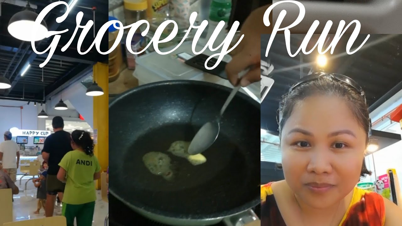 Grocery run + hwachae by Andi + Andi cooking pancake - YouTube