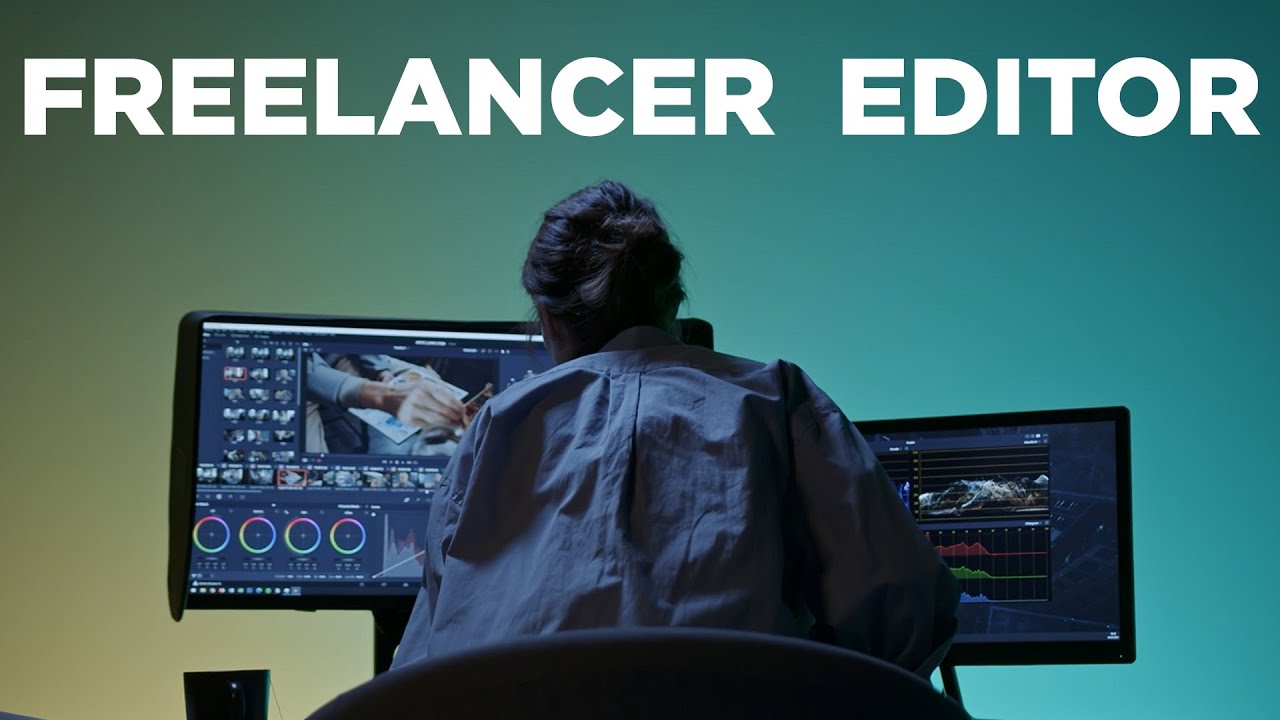 DAY IN LIFE OF FREELANCER EDITOR - YouTube