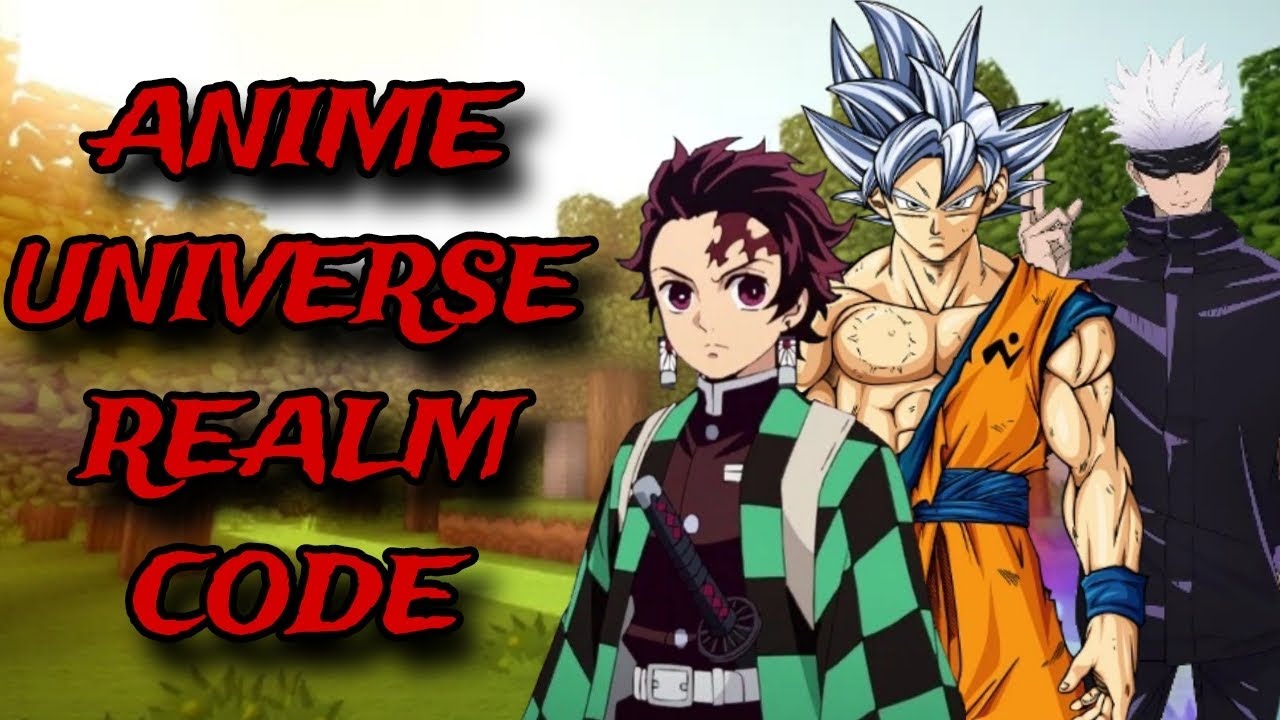 BEST ANIME UNIVERSE REALM CODE FOR BEDROCK EDITION! - YouTube