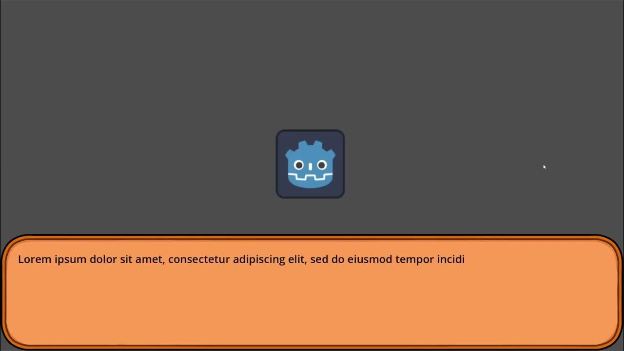 How to add a typing animation to your dialog box in Godot - YouTube