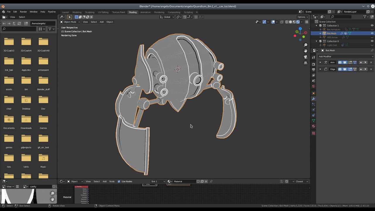 Creating Cavity Maps In Blender HowTo 1 Of 3 4 2 Methods For Geometry YouTube Creating Cavity Maps In Blender HowTo 1 Of 3 4 2 Methods For Geometry YouTube